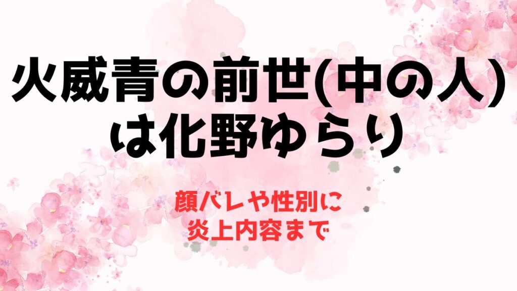 神楽めあの前世の顔は愛繋璃！中の人の年齢や結婚に炎上は彼氏や横流し？ 推しに捧げる